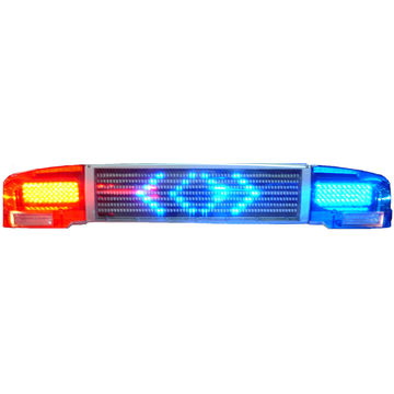 China UnionTech Led police car light bar with message board on Global ...
