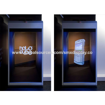 China One side Full-HD 3D holographic projection holocube with ...