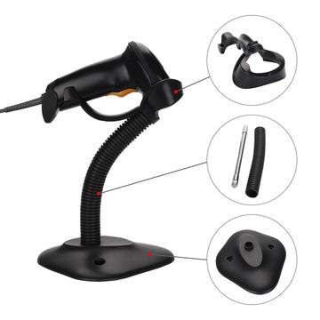 China Laser Barcode Scanner, 1D Autosense&Handheld Barcode Reader, USB Barcode Reader with Stand ...