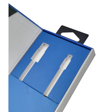 ChinaCustomized cardboard MiLi USB cable packaging box with magnetic ...