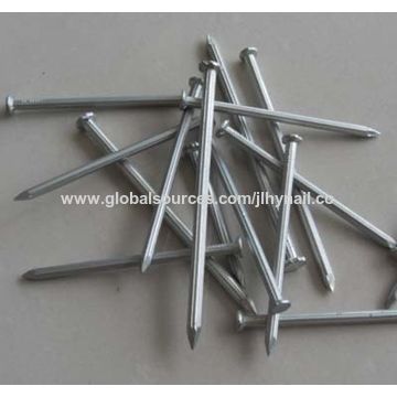 China Galvanized grooved/angular spiral concrete construction nails on ...