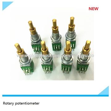 China Dual concentric shaft rotary carbon film potentiometer C50K on ...