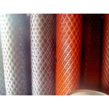 China 50mm mesh black finished expanded steel mesh on Global Sources ...