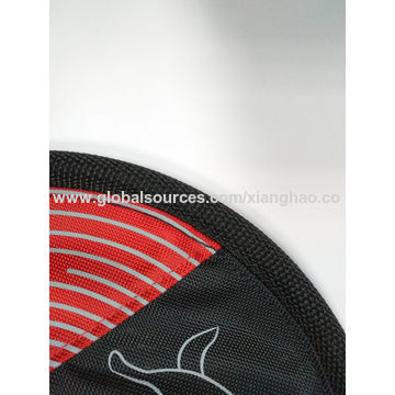 China Pet foldable fabric frisbee, dog flying disc on Global Sources