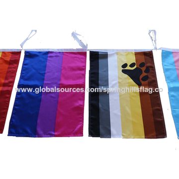 China LGBT pride flag string on Global Sources,gay pride bunting flag ...