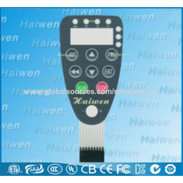 China Custom build LCD membrane keypad with 0.1mm pin pitch on Global ...