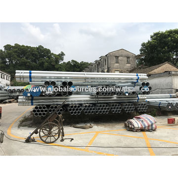 China BS EN10217 Galvanized CHS Welded Steel Tube on Global Sources