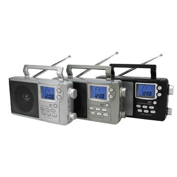 Hong Kong SAR Portable Digital PLL World Receiver Radio with big LCD ...