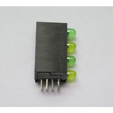 China 3.0mm round type lamp LED in plastic holder circuit board ...