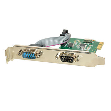 China PCIE 2 -port Serial Expansion Card PCI Express 1.0 x 1 to ...