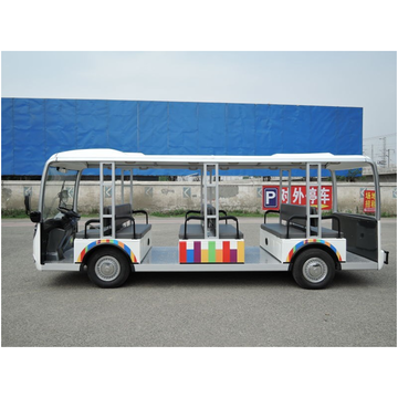 China 23 passengers battery power electric shuttle bus electric ...