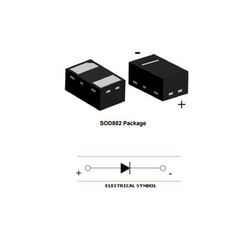 China Small Schottky barrier diode RB521S-30 on Global Sources,Small ...