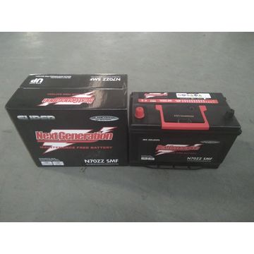 China N70ZZMF 12V/80Ah Lead-acid Starting Maintenance-free Car Battery ...
