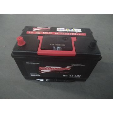 China N70ZZMF 12V/80Ah Lead-acid Starting Maintenance-free Car Battery ...