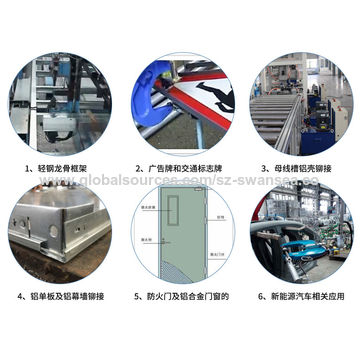 China Traffic sign making riveter on Global Sources,Steel rivets,SPR ...