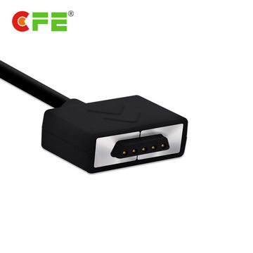 China 5-Pin Custom Magnetic Power Cable Connector on Global Sources