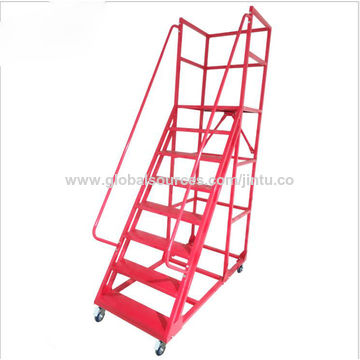 China Warehouse Logistic Hand Ladder Trolley Cart on Global Sources ...