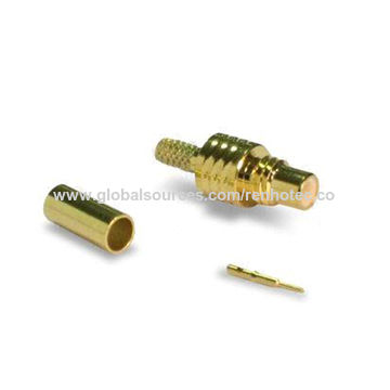 China Nickel plated female SMB Connector on Global Sources,SMB female ...
