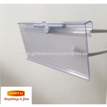 China PVC Plastic Supermarket Display Data Strips Price Tag Holder ...