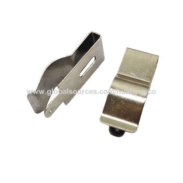 China Custom Metal Stamping fabrication sheet metal spring clips on ...
