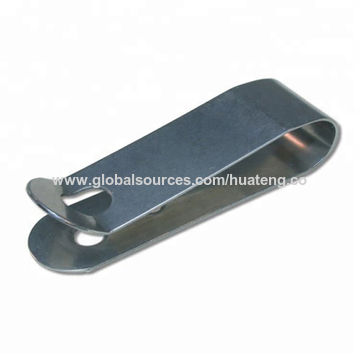 China Custom Metal Stamping fabrication sheet metal spring clips on ...