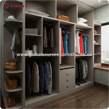 Ready To Assemble Bedroom Wardrobe Closet Walk in Closet Wardrobe Showcase 800 Wholesale China Wardrobe at factory prices from Guangzhou Enrich Building Materials Co. Ltd. Globalsources