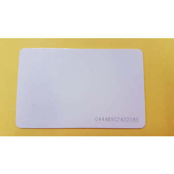 Taiwan RFID PVC ISO Card, White, TKS50 (ISO 14443A Compliant), 13.56MHz ...