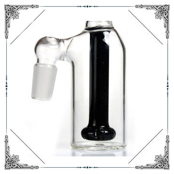 China Ash Catcher 14mm 18mm Male to Female Glass Aah Catchers Black ...