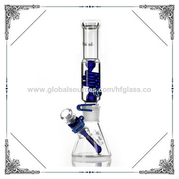 China Illadelph Glass Water Pipes Freezable Coil Heady 7MM Beaker Bong ...
