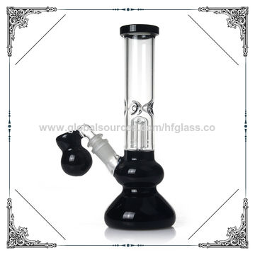China Colorful Double Gourd Bong 4 Tree Perc Hookah Glass Smoking Pipe ...
