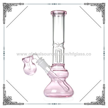 China Colorful Double Gourd Bong 4 Tree Perc Hookah Glass Smoking Pipe ...