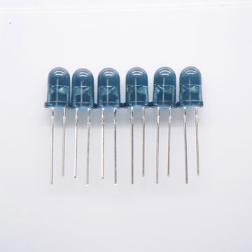 China 850nm Infrared LED Emitter 5mm LED Blue Lens High Output on ...