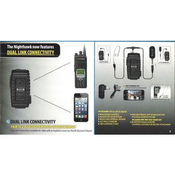 China Portable Wireless Bluetooth PTT Label Microphone With PTT Button ...