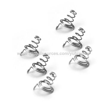 China Customized stainless steel, spring steel torsion spring clip on ...