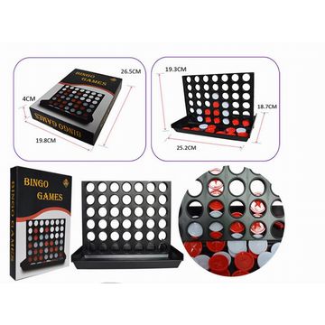 China Classic foldable connect 4-in-1 row bingo game on Global Sources