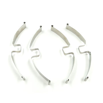 China Flat Metal Spring Clip, Customized Sheet Metal Fabrication Spring ...