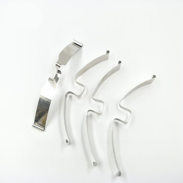 China Flat Metal Spring Clip, Customized Sheet Metal Fabrication Spring ...