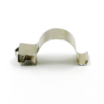 China Flat Metal Spring Clip, Customized Sheet Metal Fabrication Spring ...