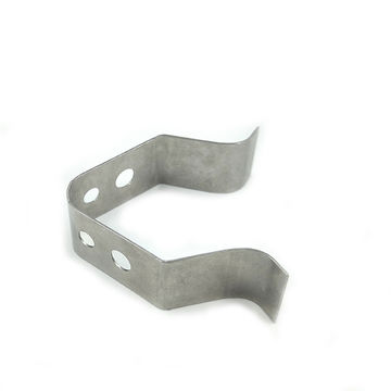 China Flat Metal Spring Clip, Customized Sheet Metal Fabrication Spring ...