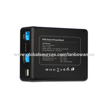 China POE PowerBank 94.5WH Power Supply For MikroTik UBNT and MIMOSA on ...
