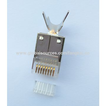 China CAT6A FTP Modular Plug/8P8C RJ45 FTP Plug/Cat5e FTP Plug/3/50U ...