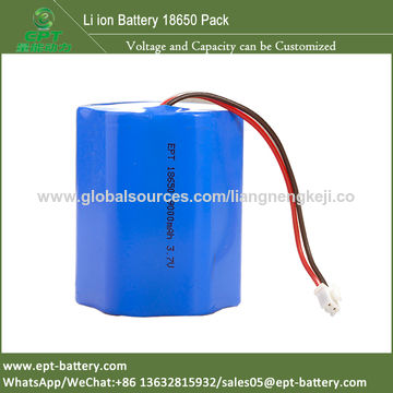 China 18650 Lithium-ion Battery Pack, Long Cycle Life, Can Take OEM ...