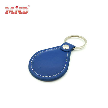 ChinaFactory price custom size leather RFID key fob on Global Sources