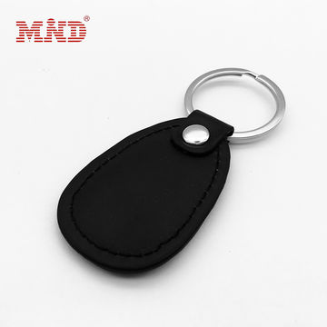 ChinaFactory price custom size leather RFID key fob on Global Sources