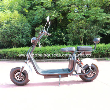 China 1500w 2000w two removable portable battery citycoco fat tire ...