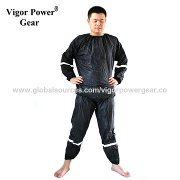 China PVC sauna suit for losing weight gym slimming wear sweat sauna ...