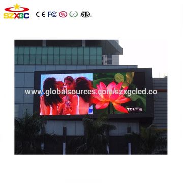 China Full color led display P10 RGB outdoor led screen panel SMD led ...