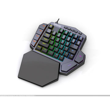 China RGB Mechanical one handed Gaming Keypad with 4 Macro keys on ...