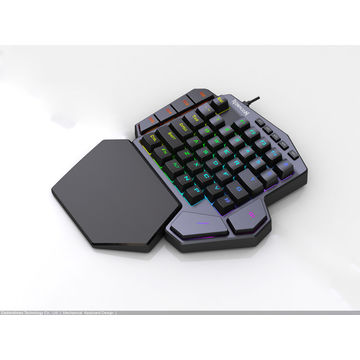 China RGB Mechanical one handed Gaming Keypad with 4 Macro keys on ...