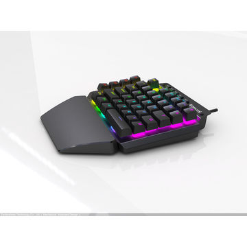 China RGB Mechanical one handed Gaming Keypad with 4 Macro keys on ...